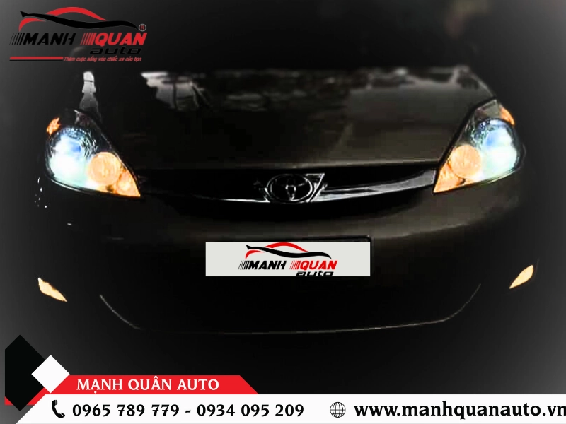 DỰ ÁN Toyota Sienna Nâng Cấp Bi Laser Titan Platium Plus "Không Gây ...