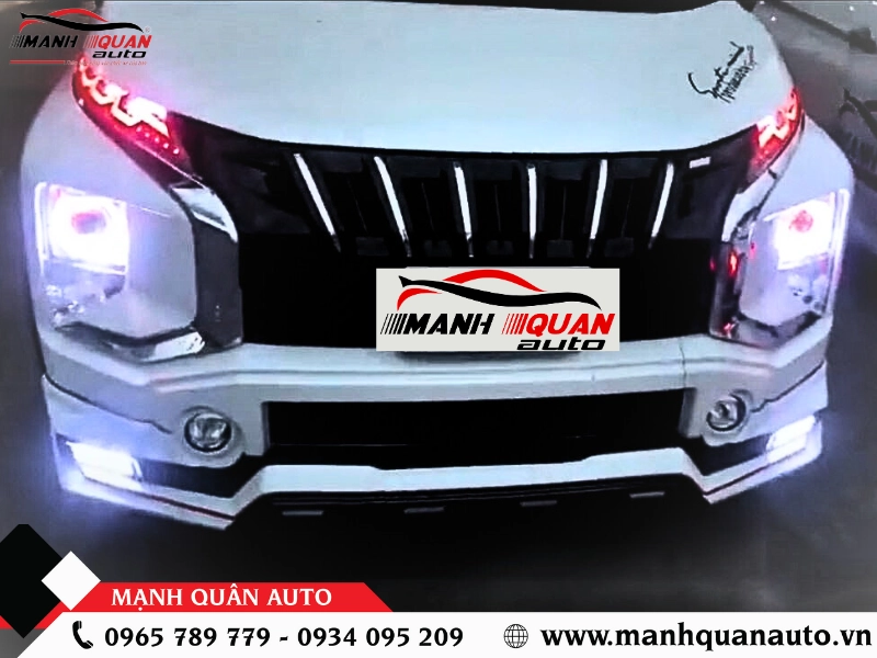 DỰ ÁN Xpander Độ Combo Body Kit Thái Lan | Bi Laser 9+3 Siêu Sáng | Led ...